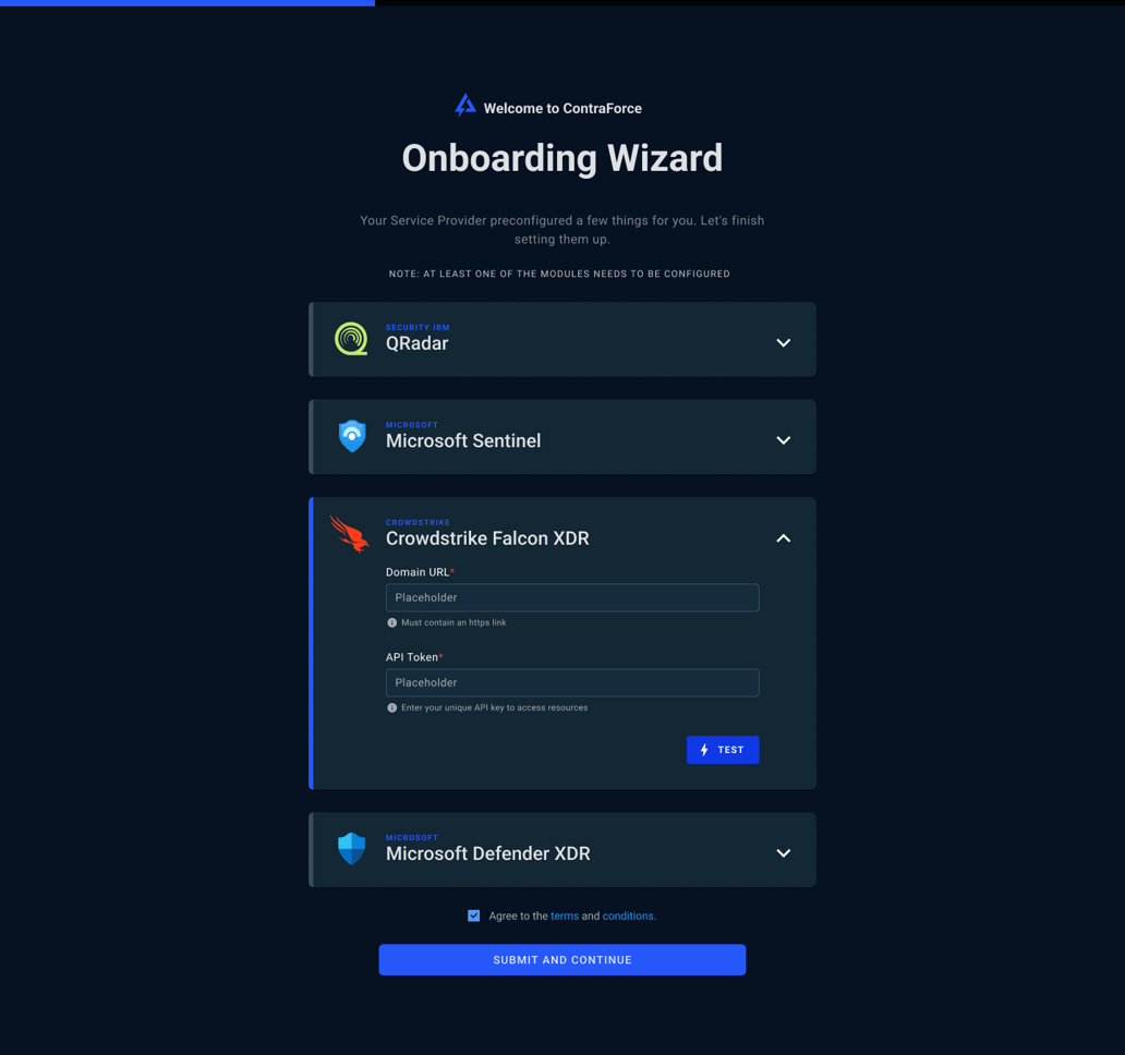 ContraForce Crowdstrike Falcon Onboarding